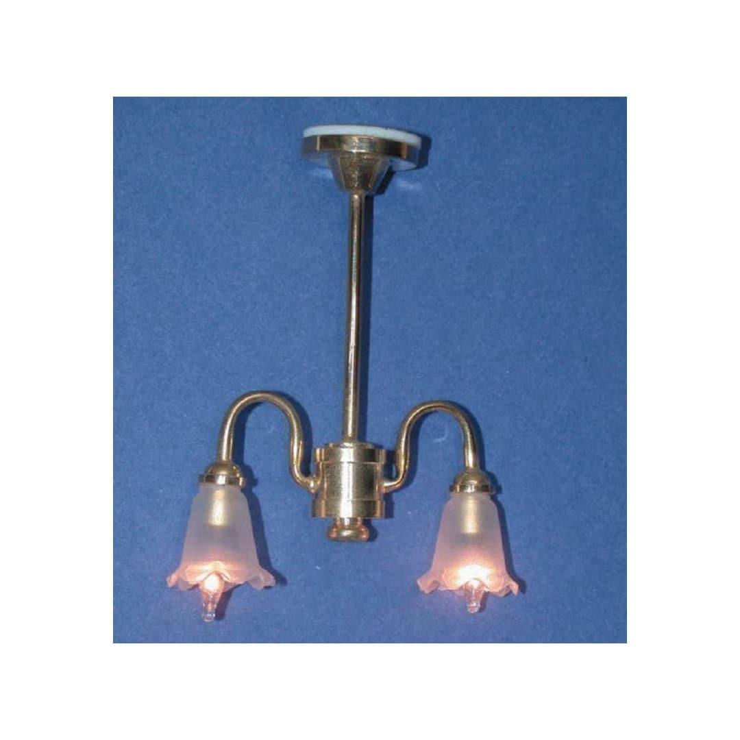 12V Double Ceiling Tulip Light for 12th Scale Dolls House - Etsy