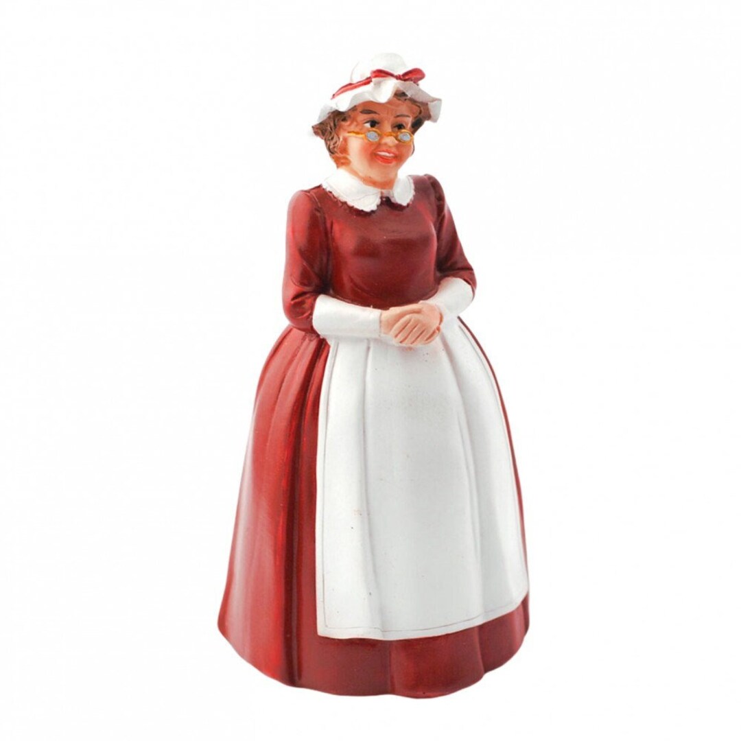 Mrs Claus Standing Figurine for 12th Scale Dolls House - Etsy