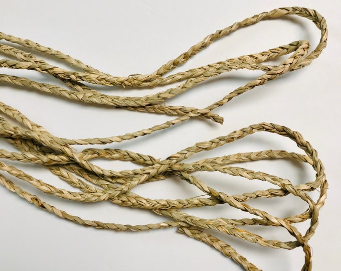 15' Natural Braided Seagrass Rope - Make Toys for Parrots, Chinchillas ...