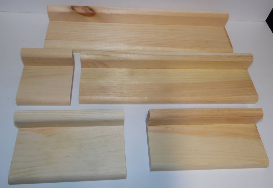 Natural Kiln Dried Pine Ledge Perch With Scatter Poop Guard - Choose ...