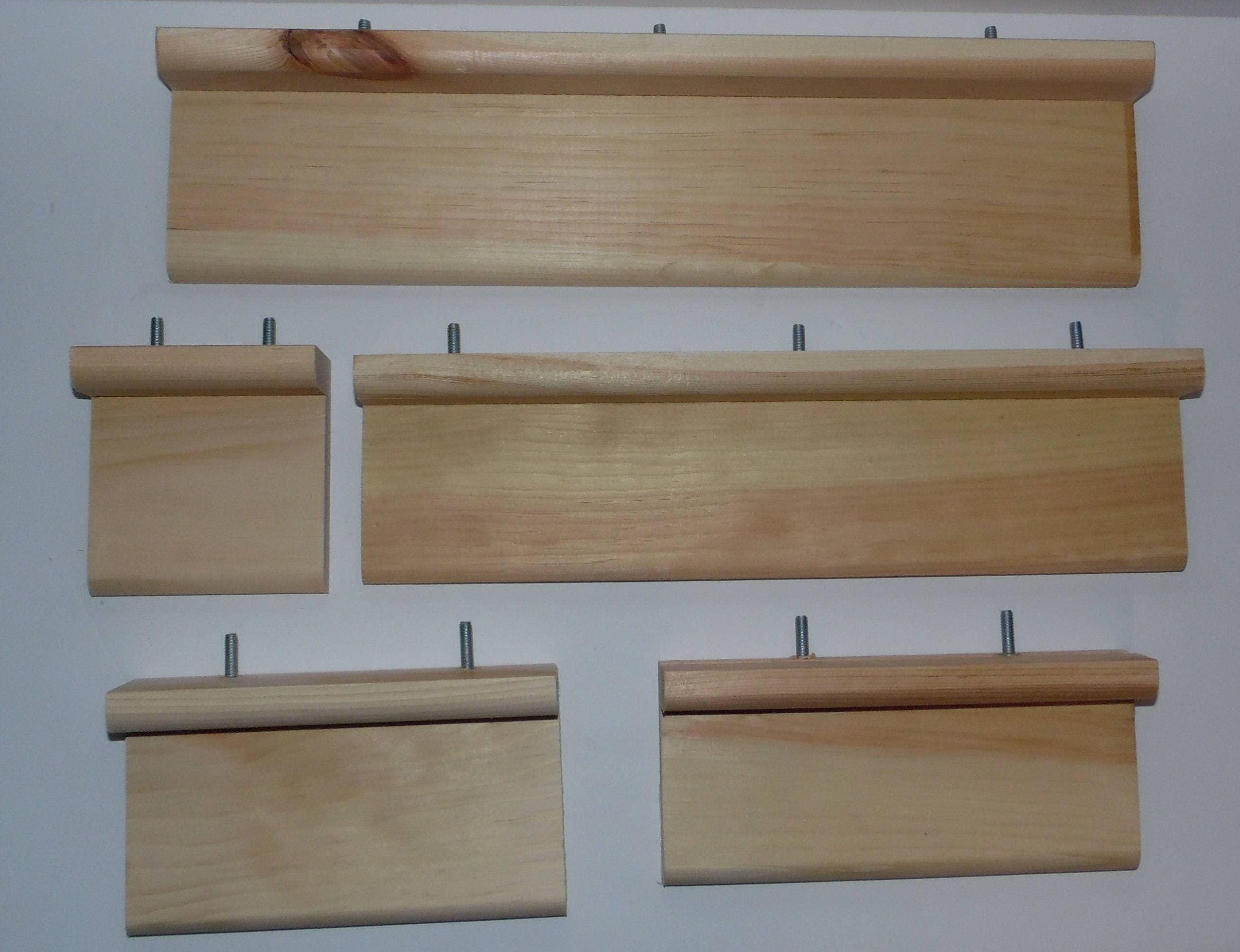 Natural Kiln Dried Pine Ledge Perch With Scatter Poop Guard - Etsy