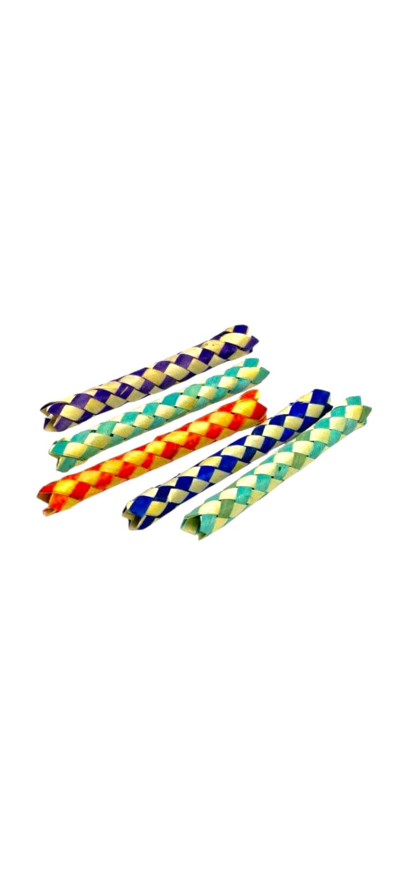 20 Colorful Bamboo Finger Traps Shredder Chews for Chinchillas ...