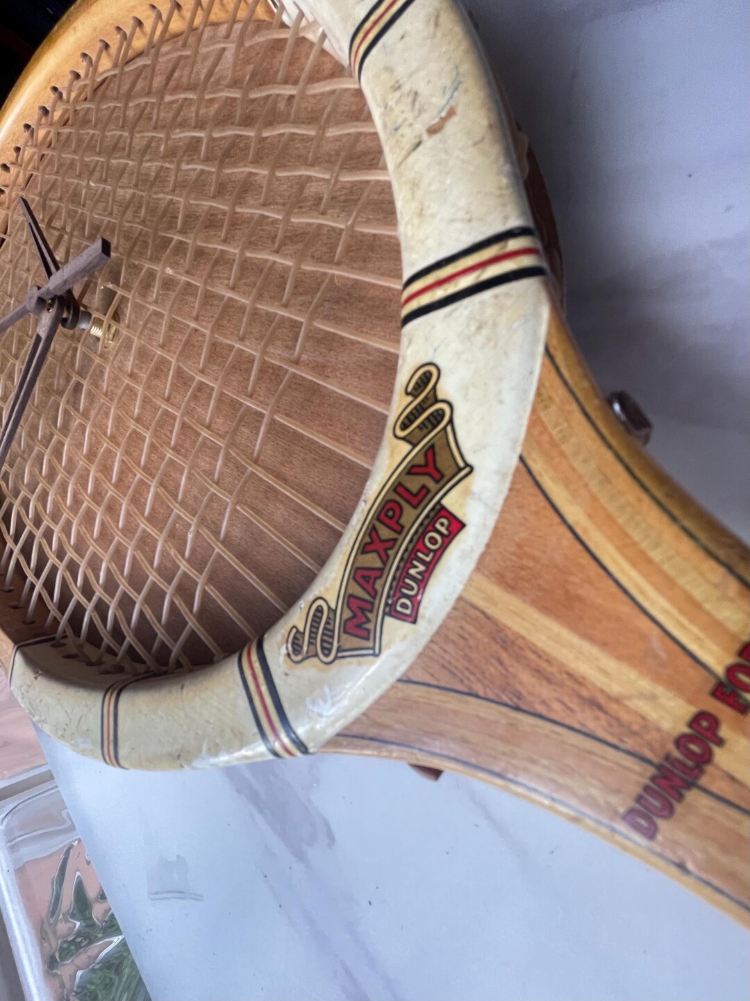 Dunlop Maxply Tennis Racket Clock - Etsy