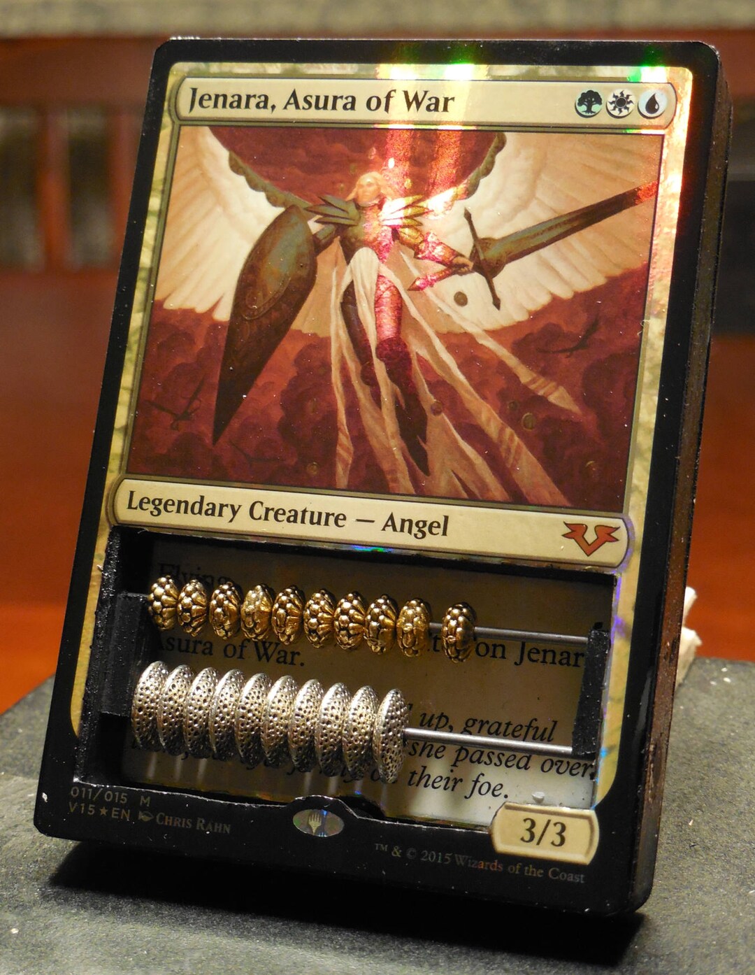 Jenara, Asura of War FOIL MTG Life Counter Abacus-style - Etsy