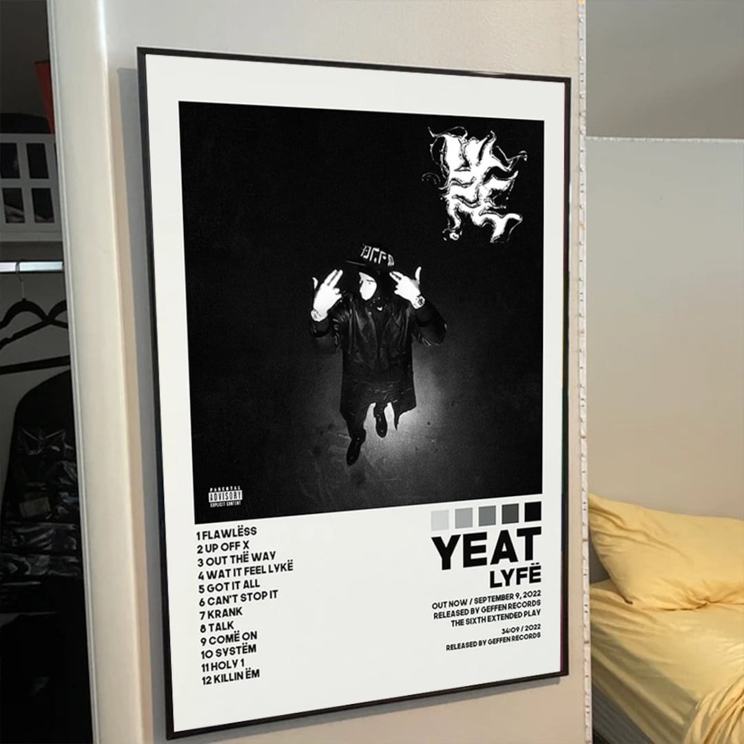 Yeat Lyfe Album Poster Album Poster - Etsy
