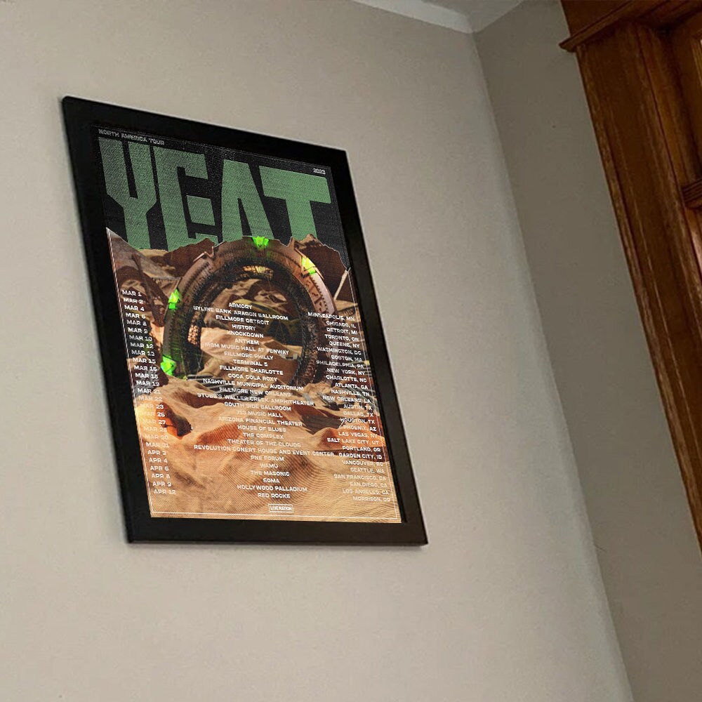Yeat 2023 Tour Poster sold by Michaes Matthews | SKU 44165458 | Printerval