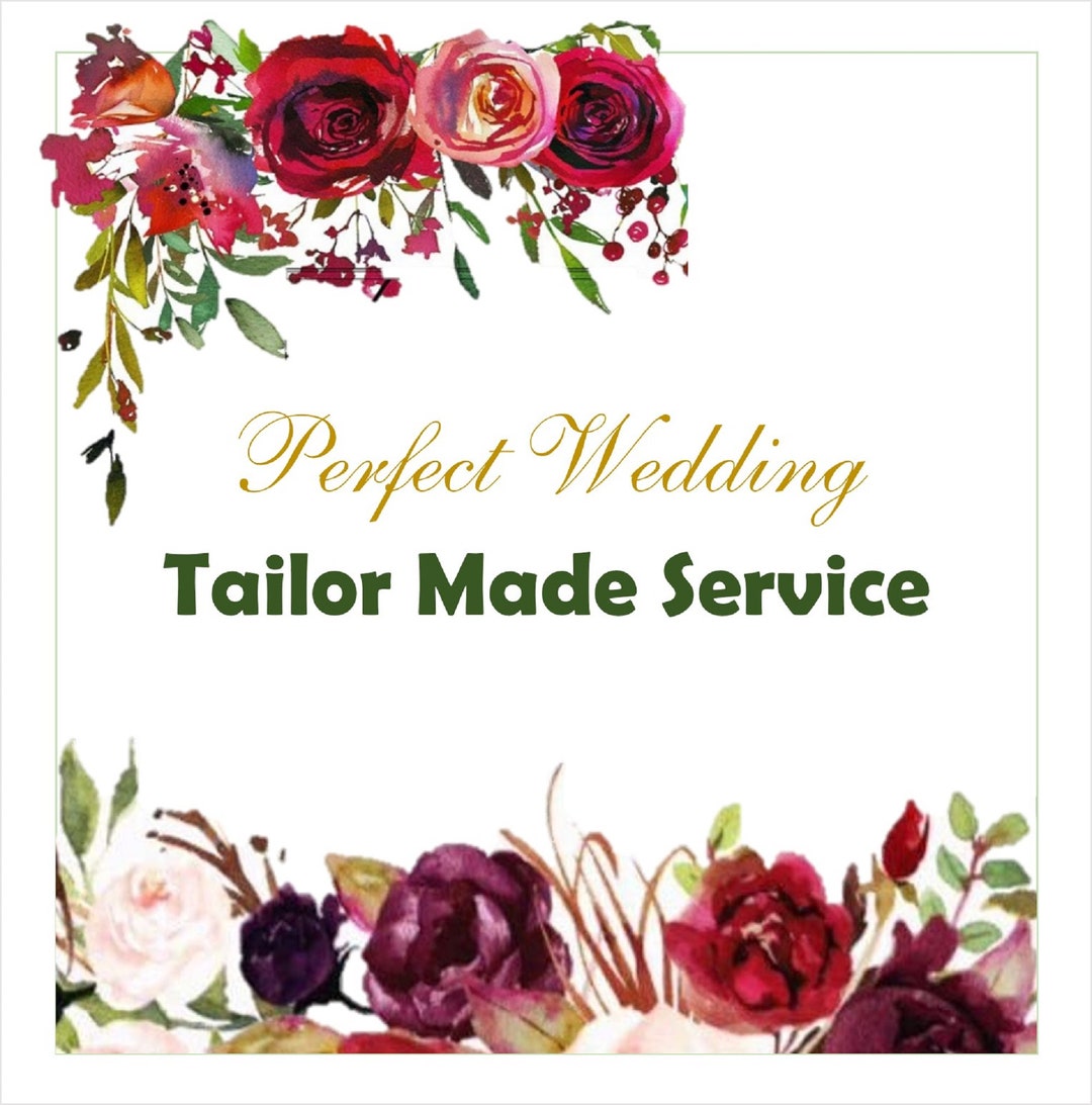 Wedding Flower Tailor Made Service Wedding Bouquet Boutonniere Corsage ...