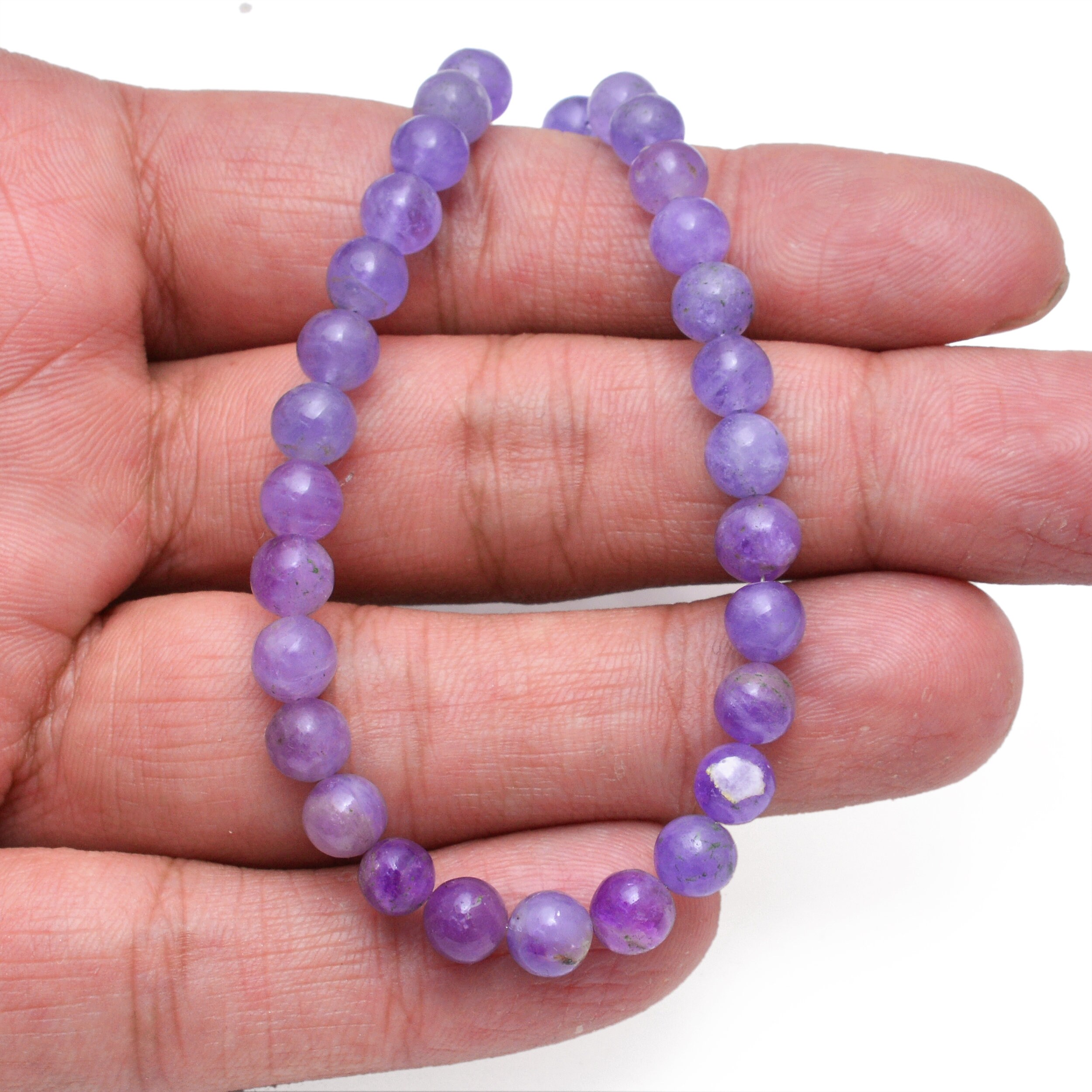 AAA Purple Hackmanite UV Reactive Smooth Round Beads - Etsy