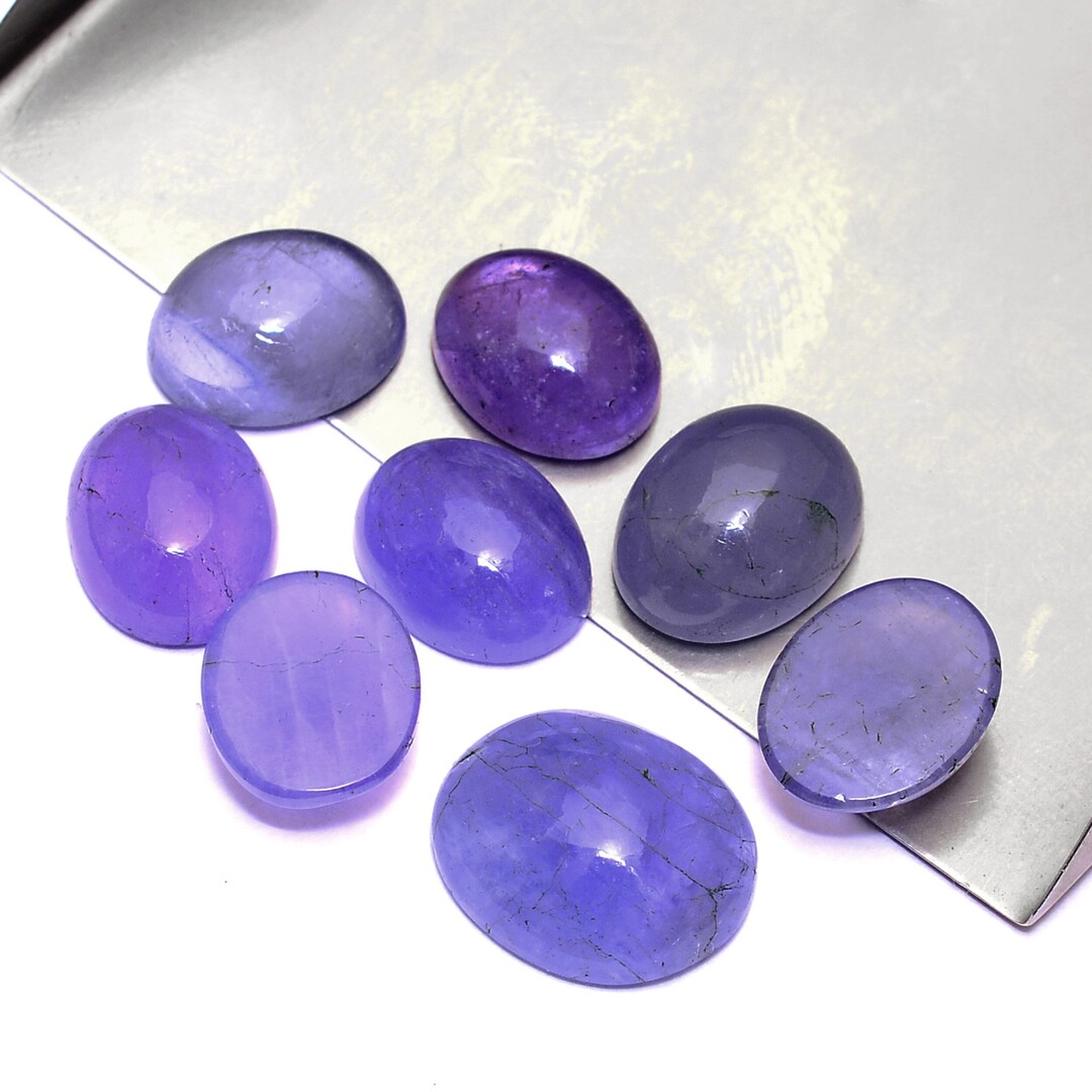 Natural AAA+ Hackmanite Color Change Gemstone Smooth Flat Back Oval ...