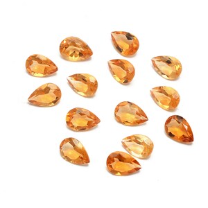 AAA Citrine 3x4mm / 3x5mm Pear Cut Stone Natural Honey Citrine Semi ...