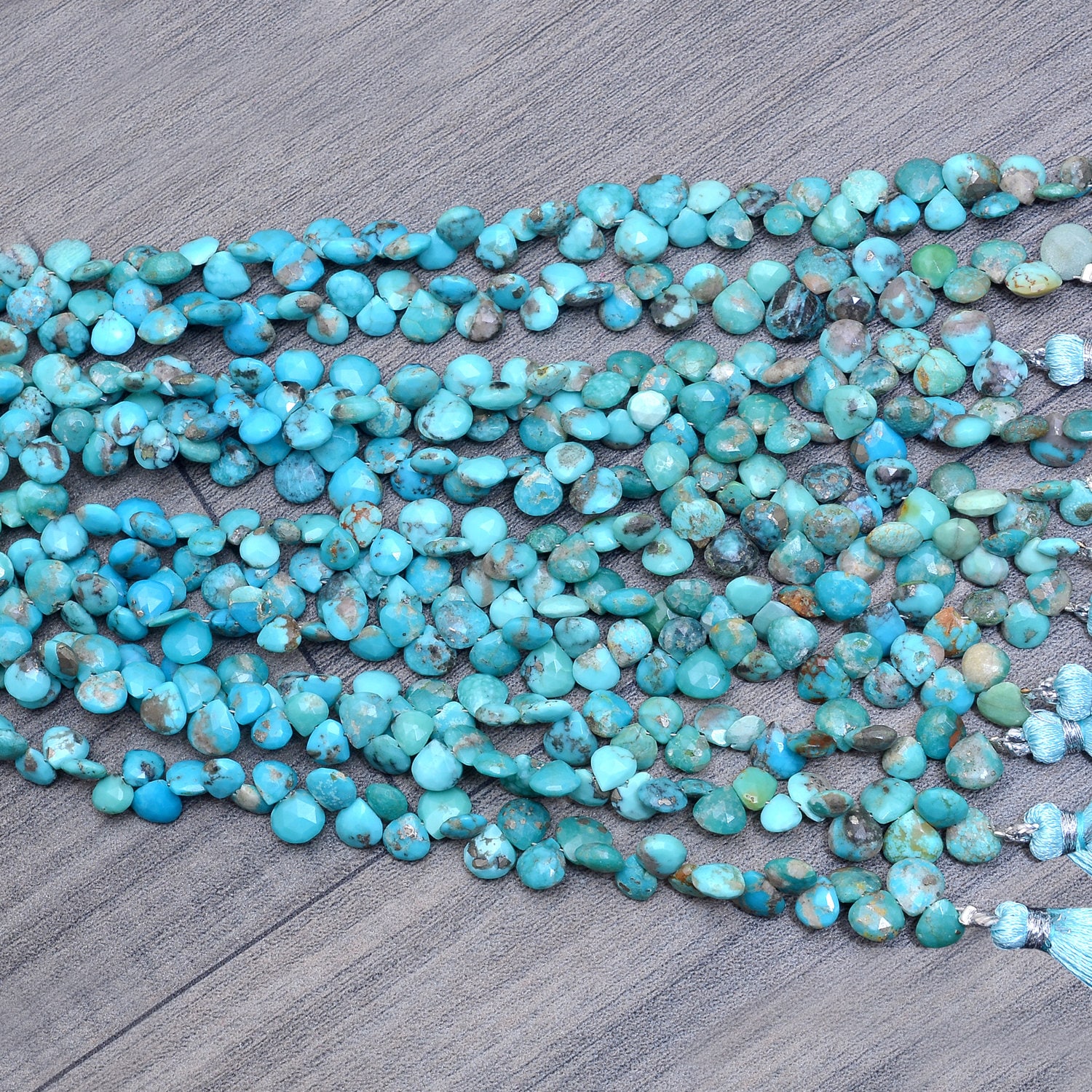 Turquoise Gemstone Faceted Beads Natural Turquoise 6mm-7mm - Etsy