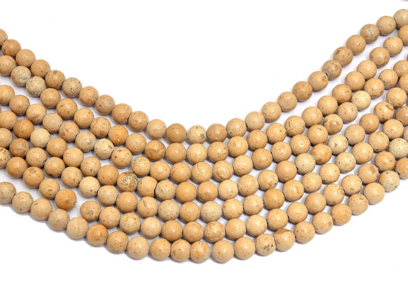 Potato Stone Gemstone Round Beads 6mm-8mm Round Beads Semi | Etsy