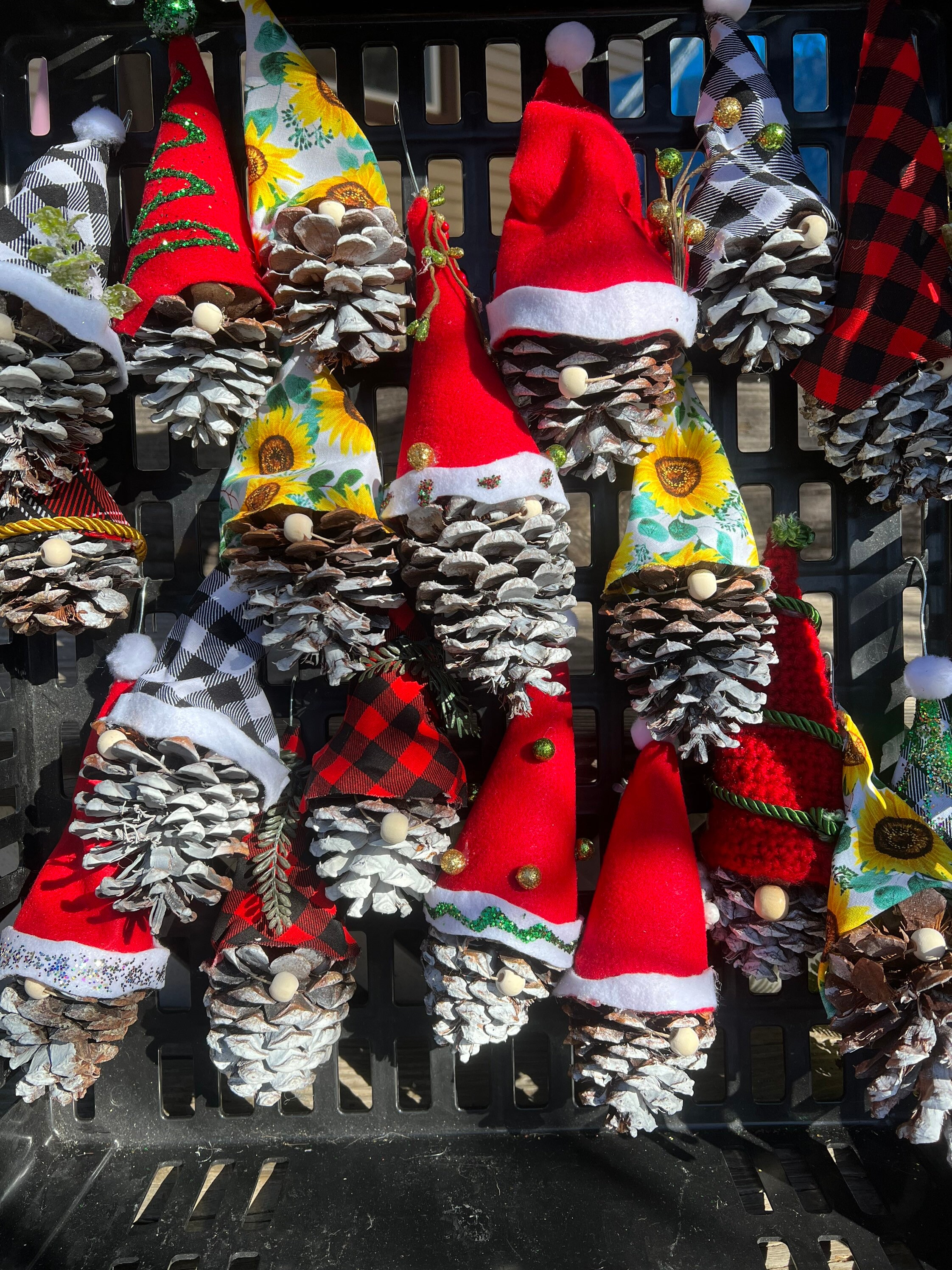 Pine Cone Gnome Ornament / Decoration - Etsy