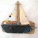 Sailboat Decor, Wall Hanging, Handmade, Driftwood, Beach Finds, Sailing ...