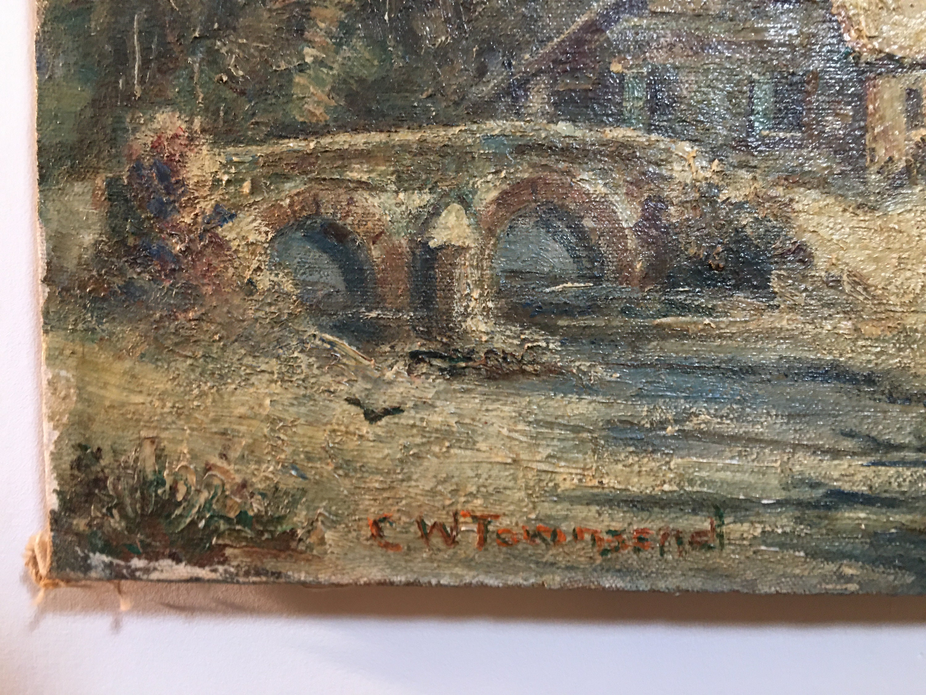 CW. Townsend Vintage Oil Painting Circa 1930's | Etsy