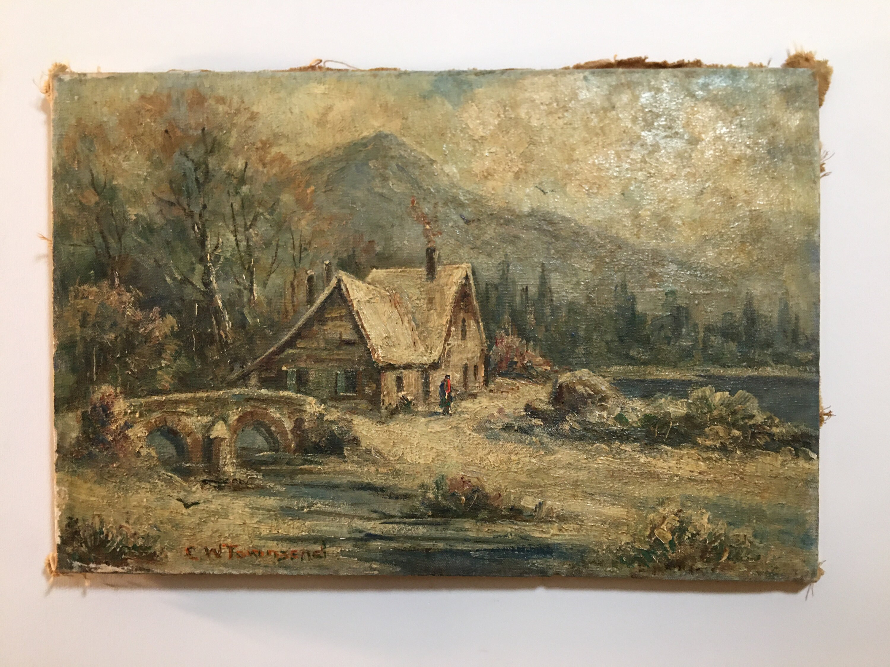 CW. Townsend Vintage Oil Painting Circa 1930's | Etsy