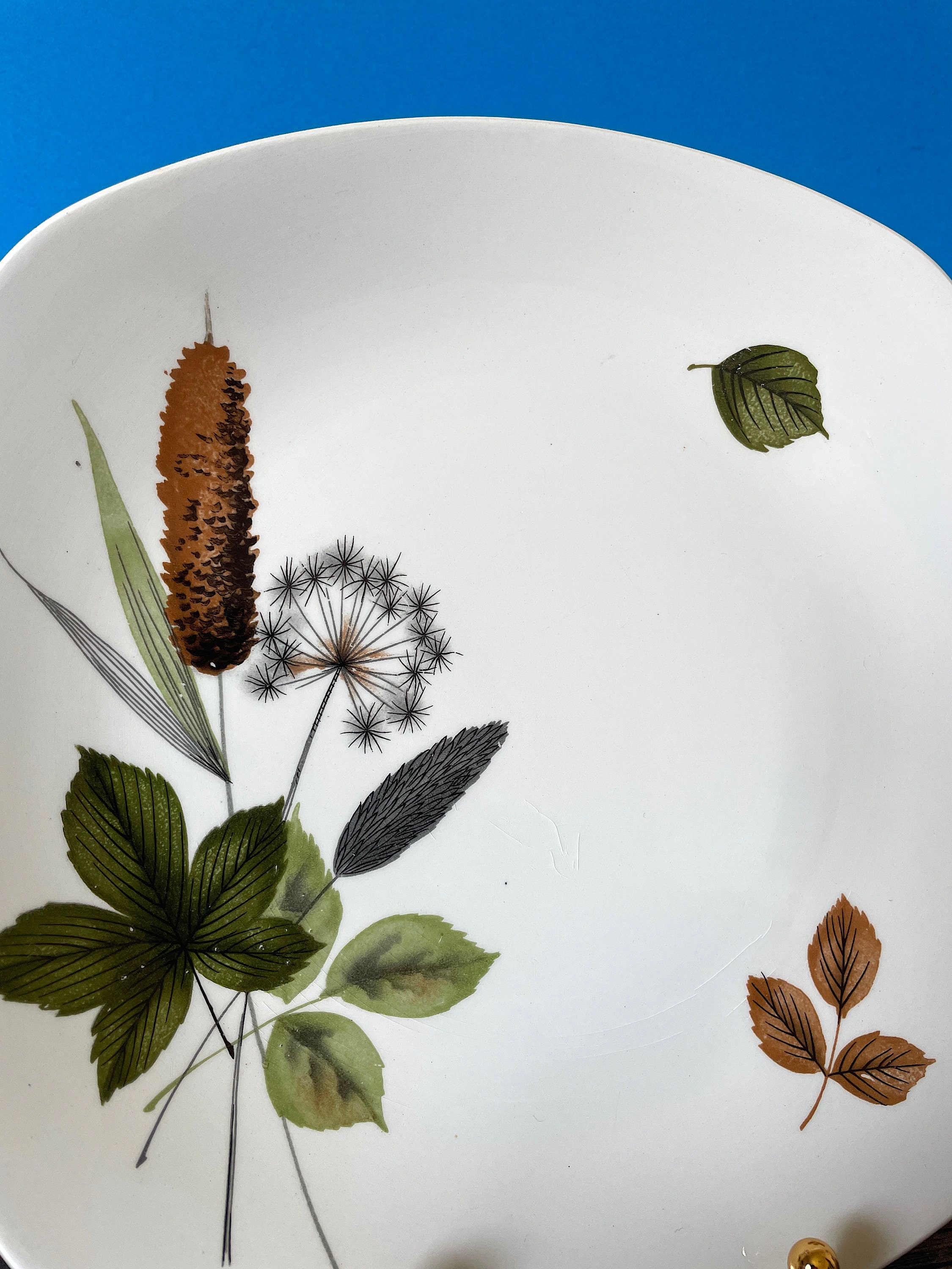 Midwinter Stylecraft Riverside Pair of Mid Century Plates, Two Vintage ...