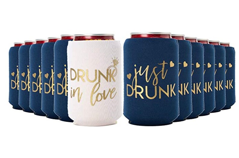 QUICK SHIPPING! Drunk in Love and Just Drunk Can Cooler Pack, Set of 12 ...