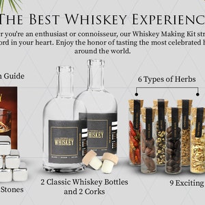 Whiskey Making Kit, Whiskey Gift, Whiskey Set Gifts for Men, Whiskey ...