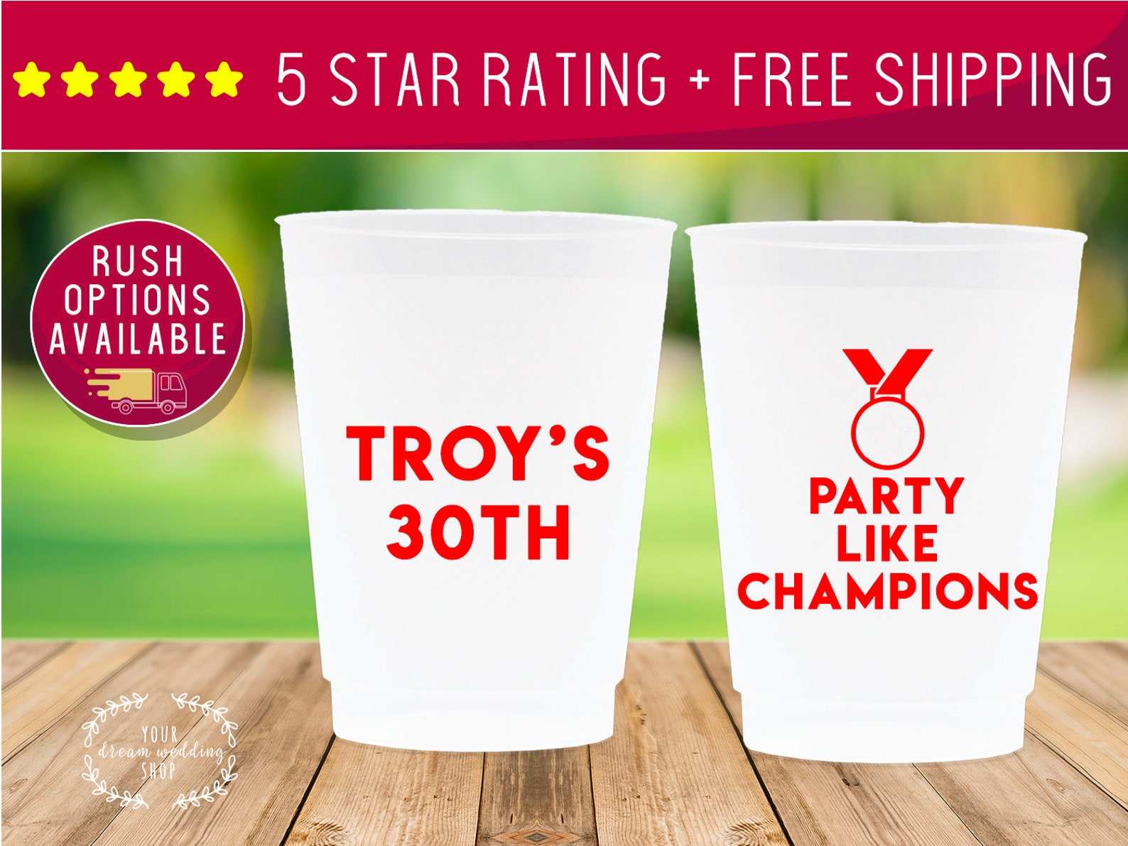 12oz 30th Birthday Cups Thirty AF Dirty Thirty Cheers to 30 | Etsy