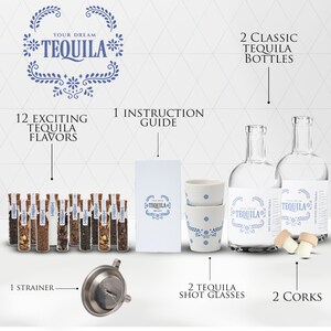 Christmas Gift, Tequila Infusion Kit, Tequila Gift Set, Tequila Gift ...