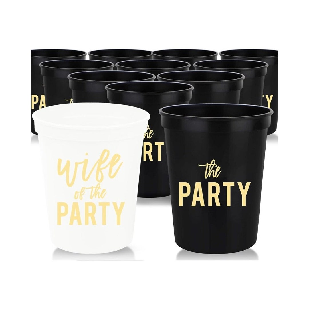 Bachelorette Cups, Personalized Cups, Custom Plastic Frosted Stadium ...