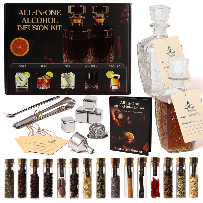 Tequila Infusion Kit, Christmas Gift, Tequila Gift Set, Tequila Gift ...