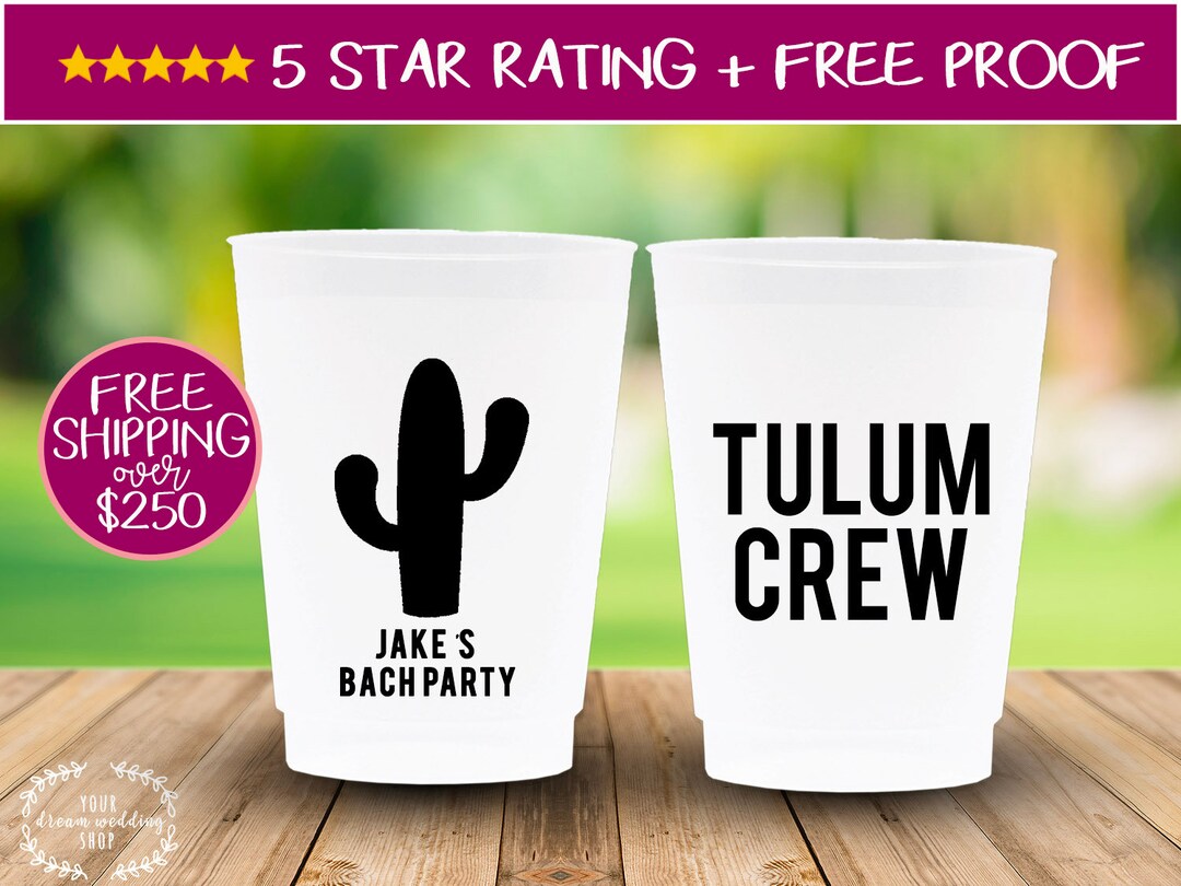 12oz Personalized Cups, Custom Bachelor Party Cups, Bachelor Cups ...