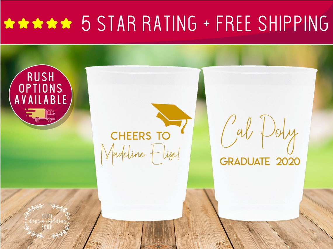 12oz Graduation Cups Custom Graduation Cups Graduation Cups | Etsy