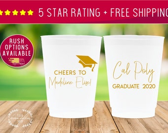 12oz Graduation Cups, Custom Graduation Cups, Graduation Cups, Party ...