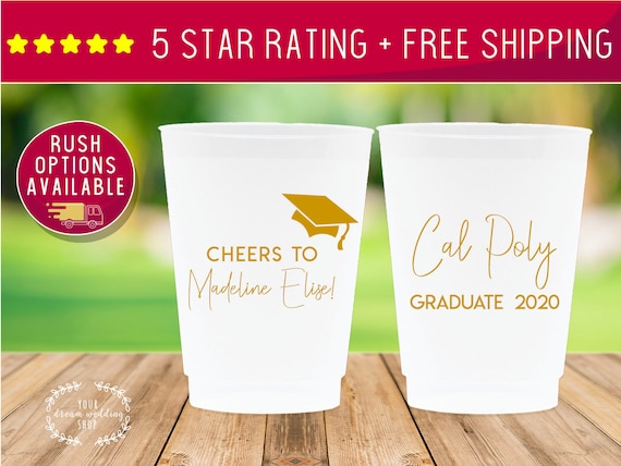 12oz Graduation Cups Custom Graduation Cups Graduation Cups | Etsy