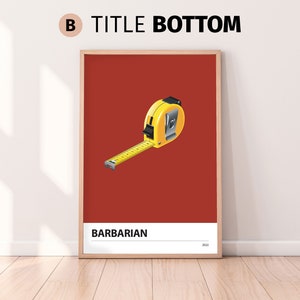 BARBARIAN Movie Poster Zach Cregger, Georgina Campbell, Bill Skarsgård ...