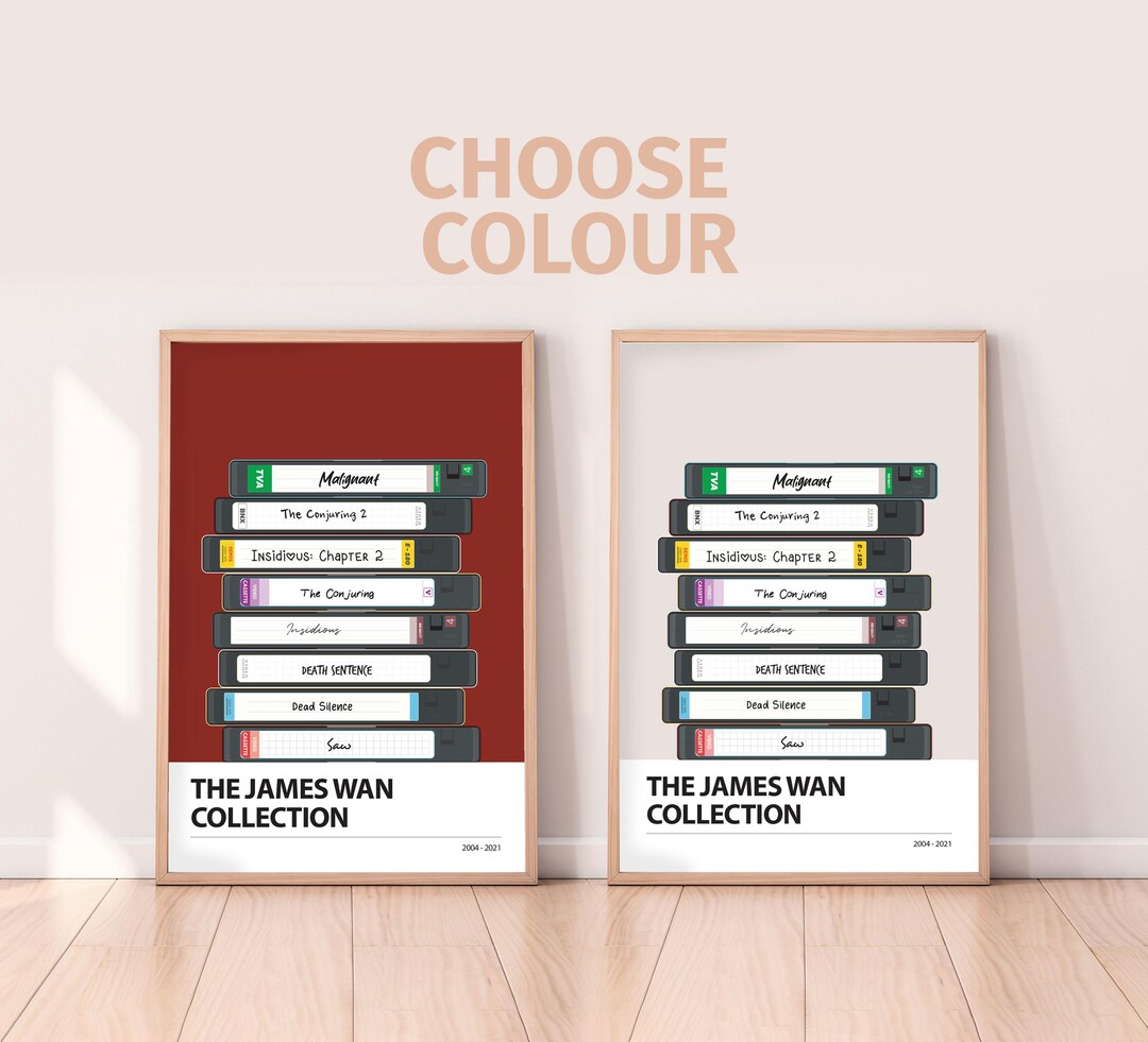 JAMES WAN VHS Movies Horror Series Saw, Dead Silence, Death Sentence ...