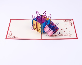 Double Birthday Card | Etsy