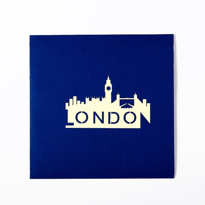 Handmade 3D Handcrafted Gift Icons London Pop up Card - Etsy