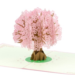 3D Handmade Floral Gift Blossom Tree Pop up Card - Etsy