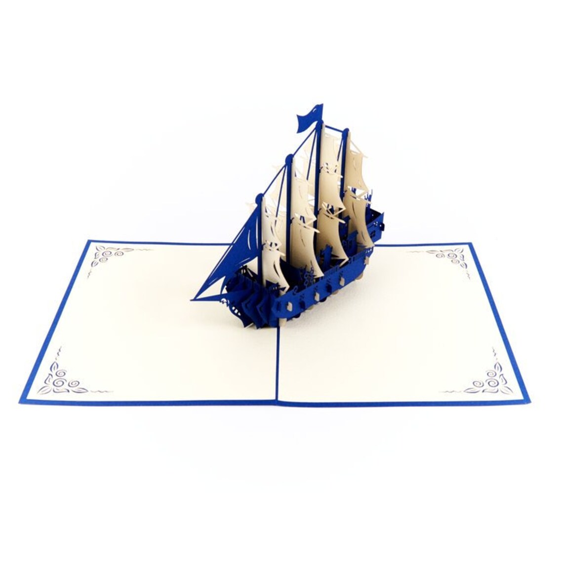 Handmade 3D Handcrafted Gift Icons Boat/ Ship Pop up Card - Etsy