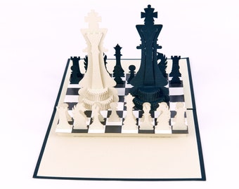 Chess Greeting Card Chess Happy Birthday Card Chess Lover - Etsy