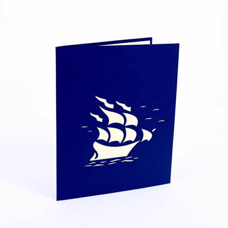 Handmade 3D Handcrafted Gift Icons Boat/ Ship Pop up Card - Etsy