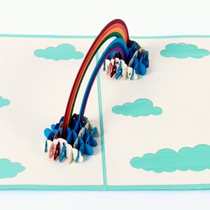 Handmade 3D Handcrafted Gift Icons Rainbow Pop up Card - Etsy