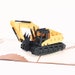 Handmade 3D Handcrafted Gift Icons Excavator/ Digger Pop up Card - Etsy