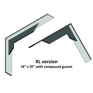Support (1) for Breakfast Bar, Countertop, Island Over-hang, Vanity ...