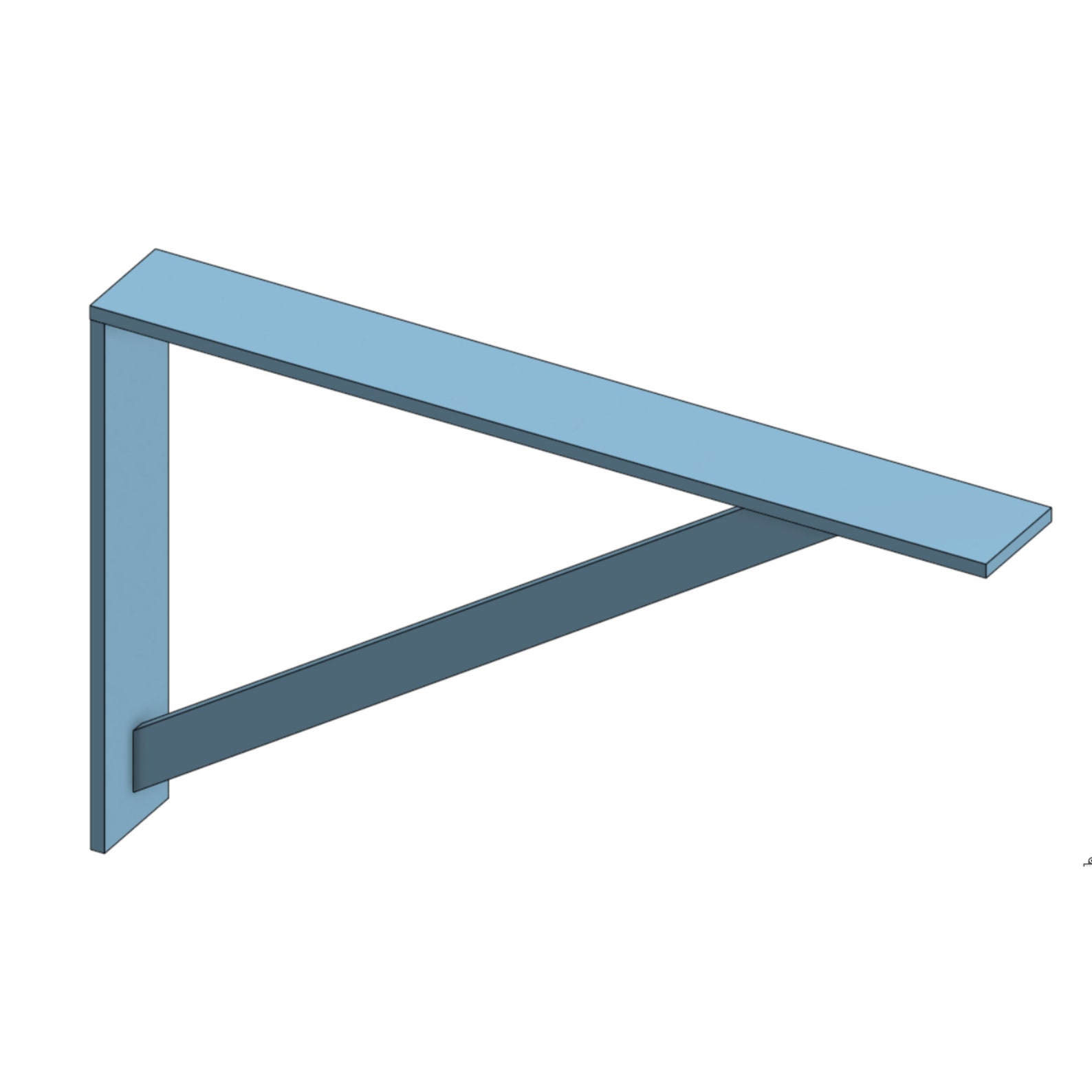 XL L-bracket With Diagonal Support: Hand Made and Welded - Etsy