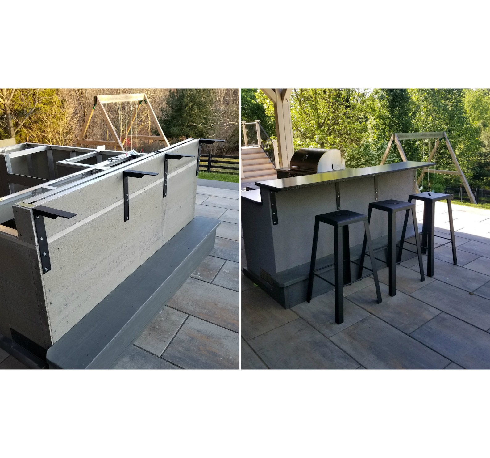 Support (1) for Breakfast Bar, Countertop, Island Over-hang, Vanity ...