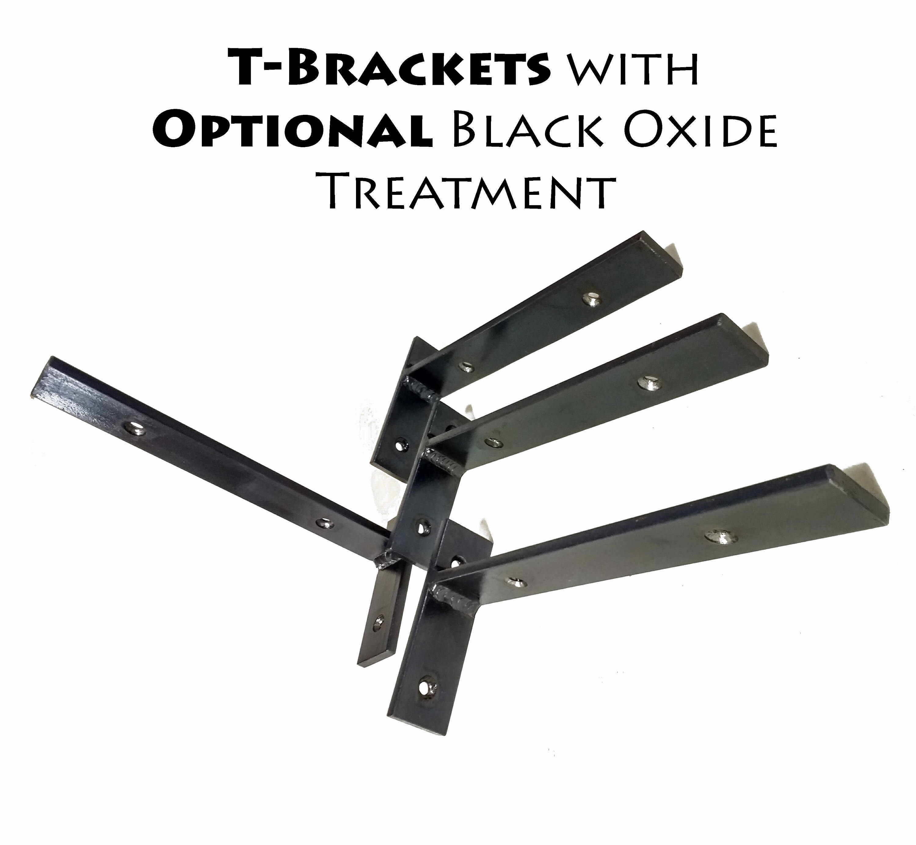 T-brackets: PAIR 2 pc Ultra heavy duty shelf bracket 50 | Etsy