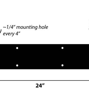 24" DUAL ROD Hidden Brackets for Floating Shelf (one Bracket) - Etsy