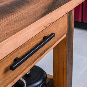 Low Profile Door Handle. Hand Made. Modern and Classic, Steel Square ...