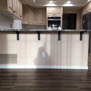 Support (1) for Breakfast Bar, Countertop, Island Over-hang, Vanity ...