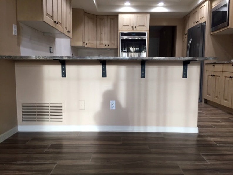 Support (1) for Breakfast Bar, Countertop, Island Over-hang, Vanity ...