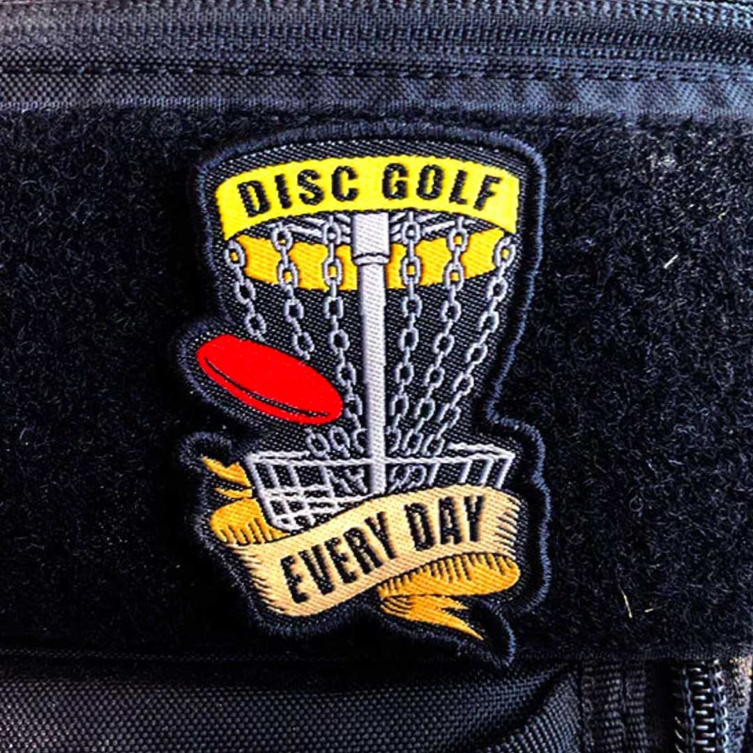 Disc Golf Every Day Disc Golf Patch - Disc Golf Gift - Etsy